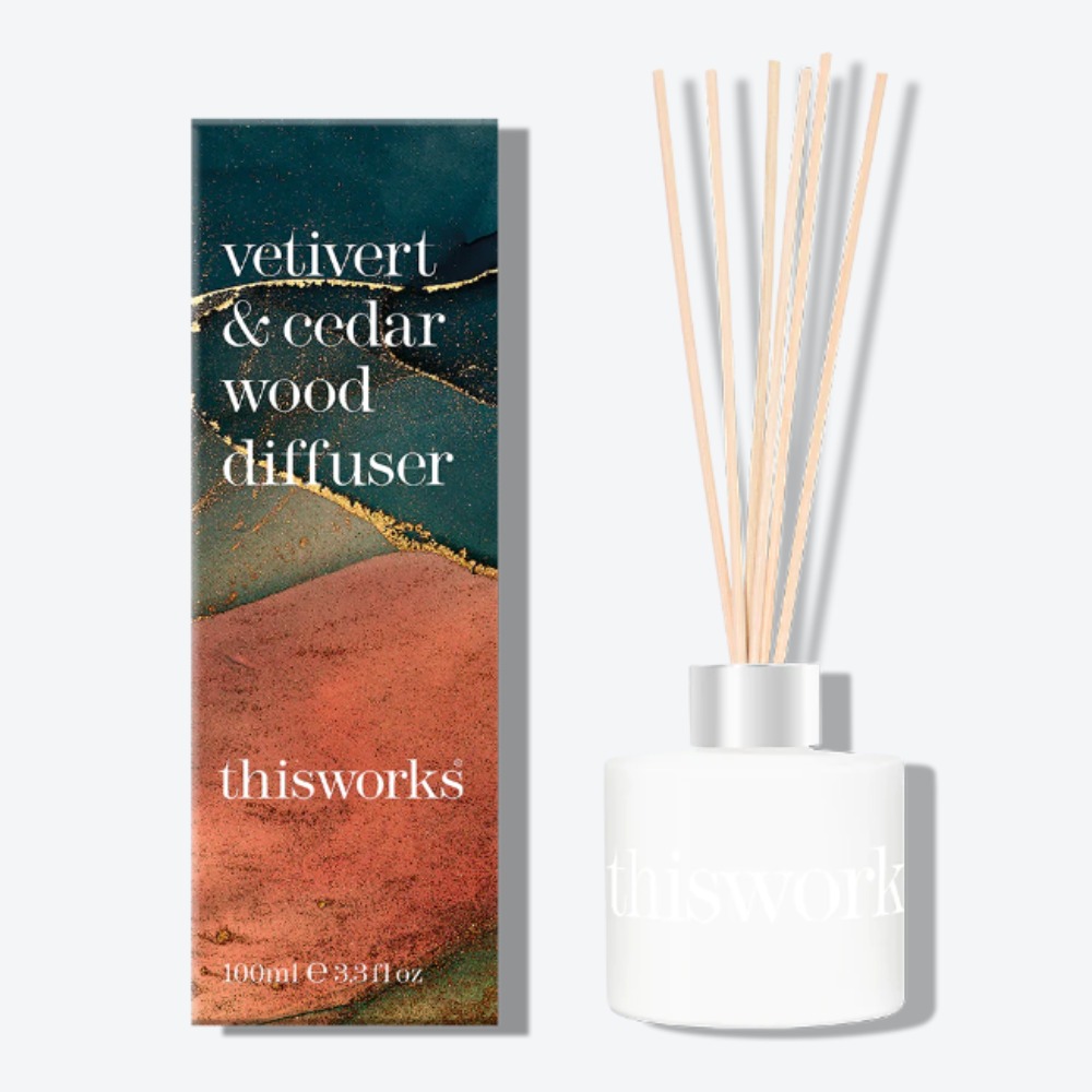 New THISWORKS VETIVERT & CEDAR WOOD DIFFUSER 100ML - Own4Less